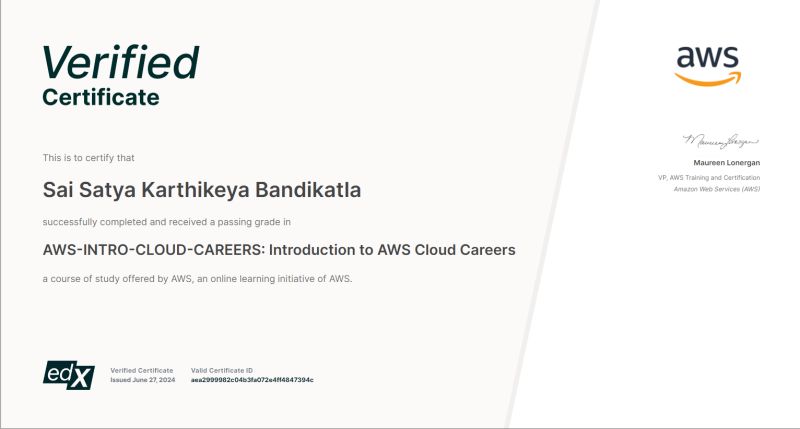 Sai Satya Karthikeya on LinkedIn: #cloudcomputing #aws #awscloud # ... Sai Satya Karthikeya on LinkedIn: #cloudcomputing #aws #awscloud # ...