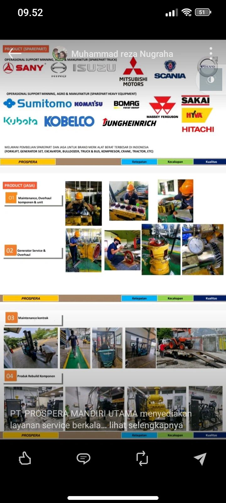 Muhammad reza Nugraha on LinkedIn: PROSPERA MANDIRI UTAMA Silahkan ... Muhammad reza Nugraha on LinkedIn: PROSPERA MANDIRI UTAMA Silahkan ...