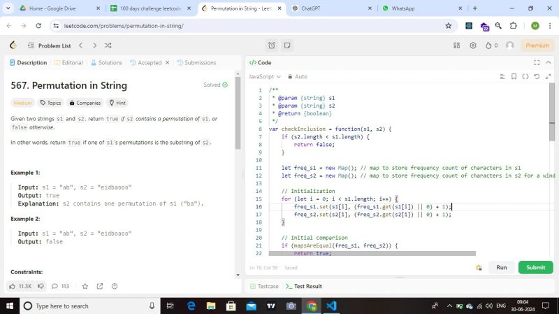 MADHAVAN S on LinkedIn: #100daysofcodingchallenge #dsa #leetcode #js MADHAVAN S on LinkedIn: #100daysofcodingchallenge #dsa #leetcode #js