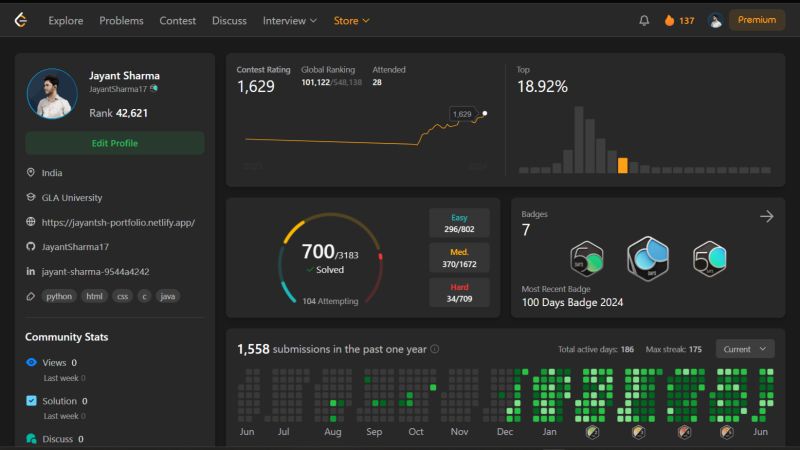 Jayant Sharma on LinkedIn: #leetcode700 #codingchallenge # ... Jayant Sharma on LinkedIn: #leetcode700 #codingchallenge # ...