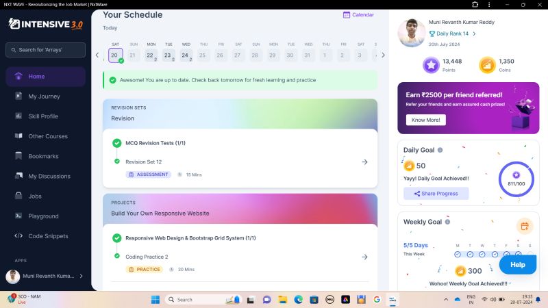 MUNI REVANTH KUMAR REDDY MUKKAMALLA on LinkedIn: #day3 #ccbp #nxtwave ... MUNI REVANTH KUMAR REDDY MUKKAMALLA on LinkedIn: #day3 #ccbp #nxtwave ...