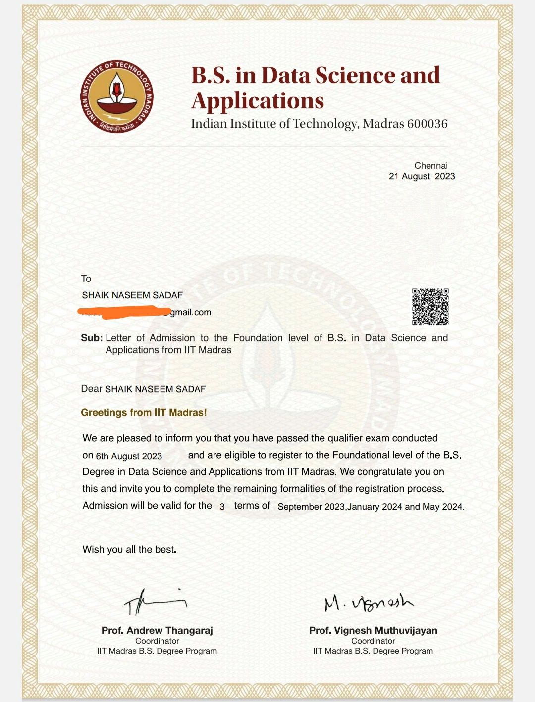 Naseem Sadaf Shaik on LinkedIn: #iitmadras #datascience Naseem Sadaf Shaik on LinkedIn: #iitmadras #datascience