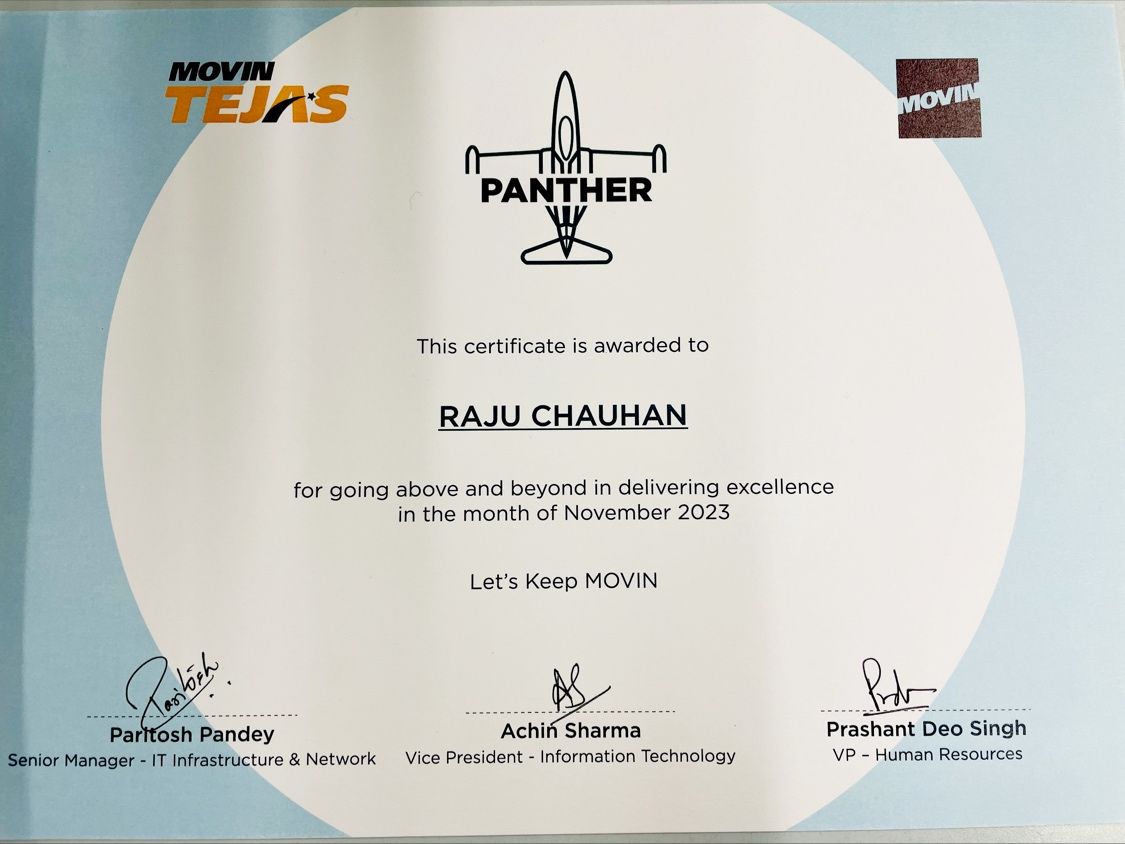 Raju Chauhan on LinkedIn: #award | 12 comments Raju Chauhan on LinkedIn: #award | 12 comments