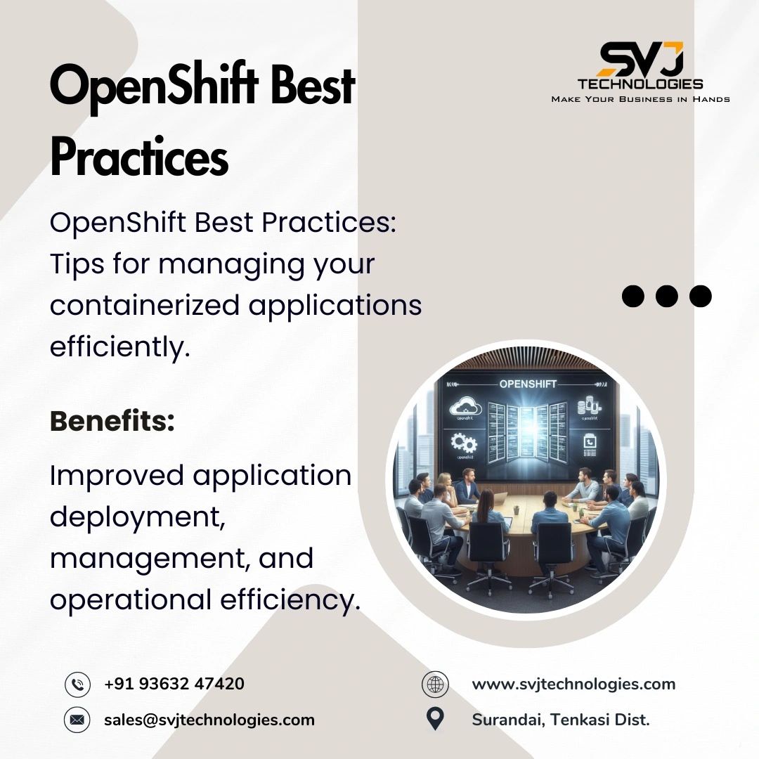 SVJ Technologies on LinkedIn: #openshift #containerization #devops # ... SVJ Technologies on LinkedIn: #openshift #containerization #devops # ...