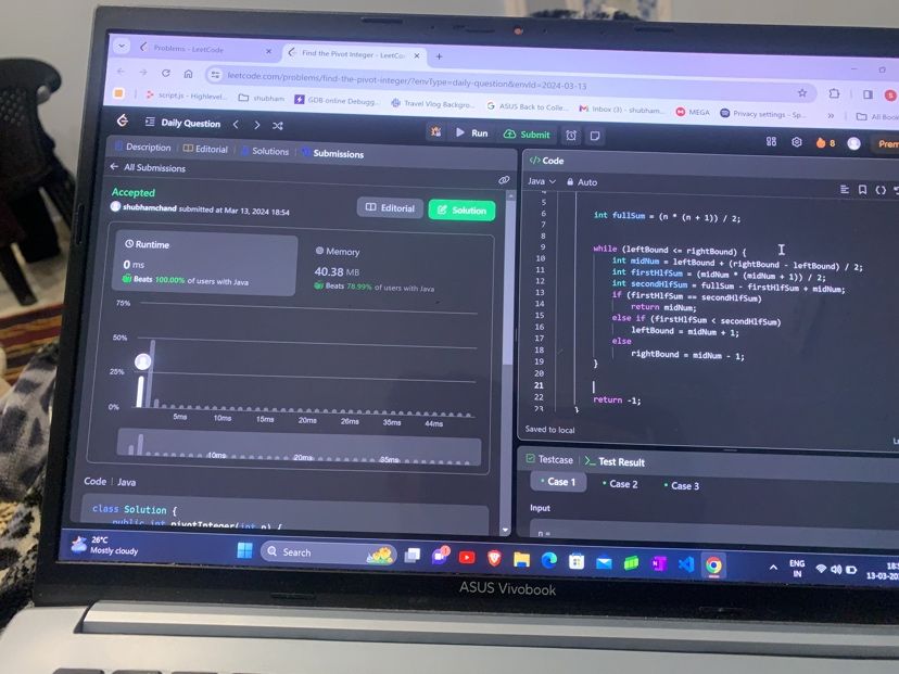 Shubham Chand on LinkedIn: #leetcode #binarysearch #problemsolving # ... Shubham Chand on LinkedIn: #leetcode #binarysearch #problemsolving # ...