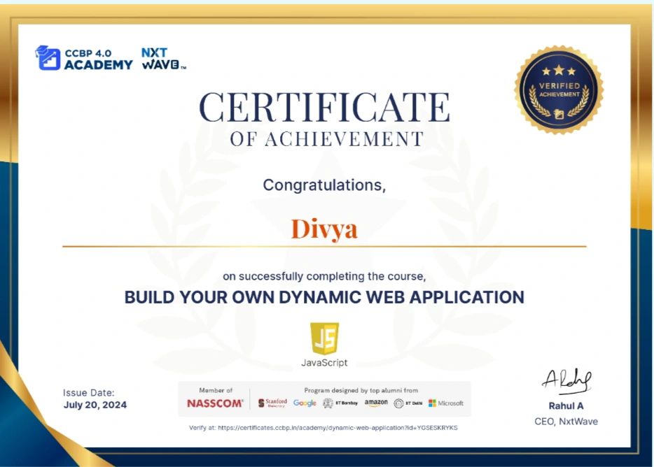 Divya Soni on LinkedIn: #rahulattulurisir #nxtwaveteam #ccbp #happylearning Divya Soni on LinkedIn: #rahulattulurisir #nxtwaveteam #ccbp #happylearning