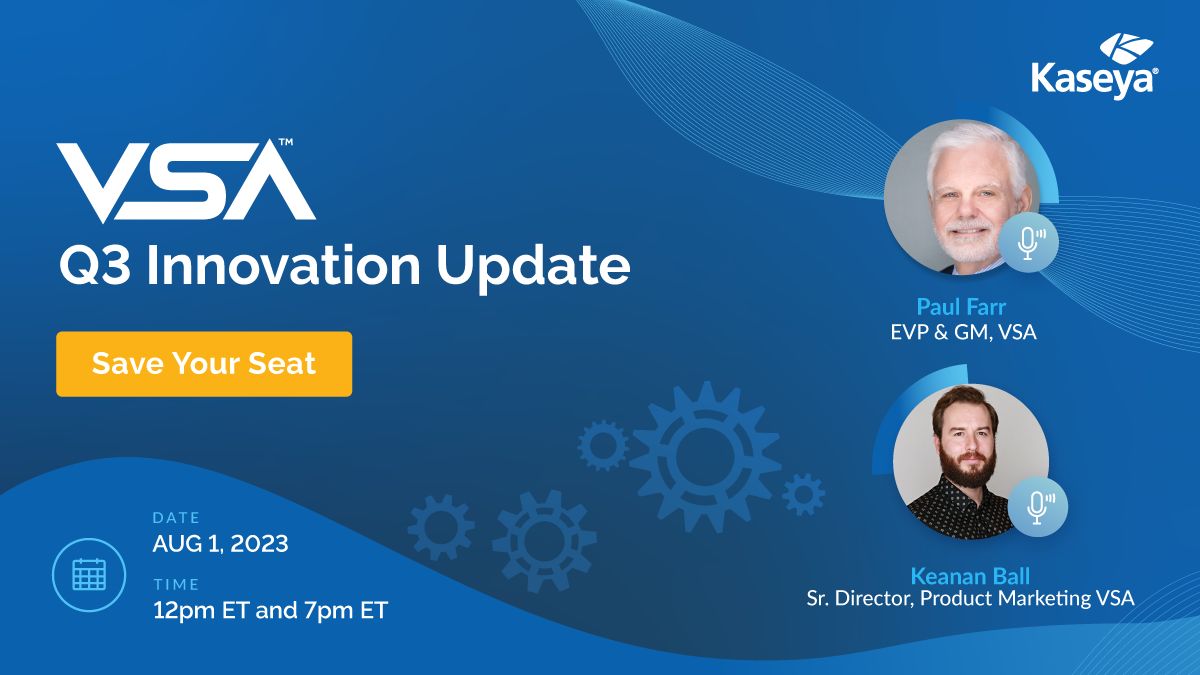 Kaseya on LinkedIn: Webinar: Kaseya on LinkedIn: Webinar:
