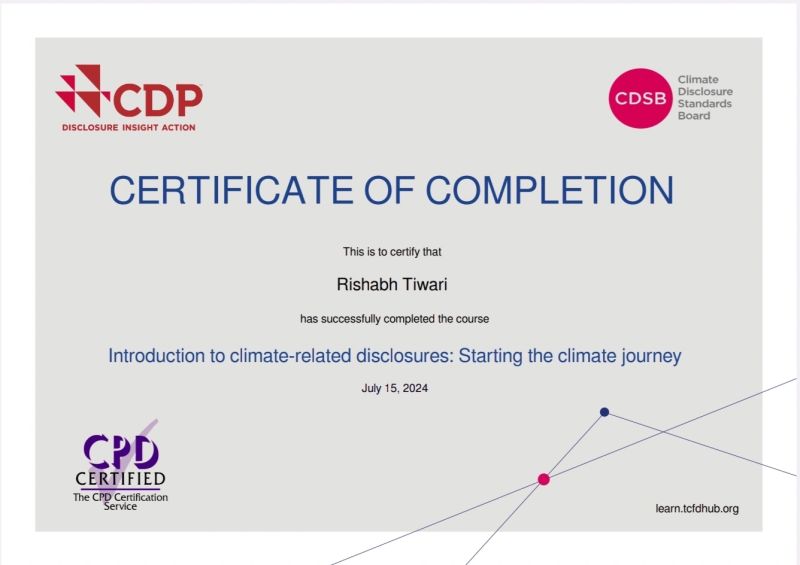 Rishabh Tiwari on LinkedIn: #climatedisclosure # ... Rishabh Tiwari on LinkedIn: #climatedisclosure # ...