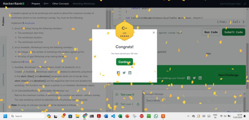 Garima Shrivastav on LinkedIn: #hackerrank #coding #preparation # ... Garima Shrivastav on LinkedIn: #hackerrank #coding #preparation # ...