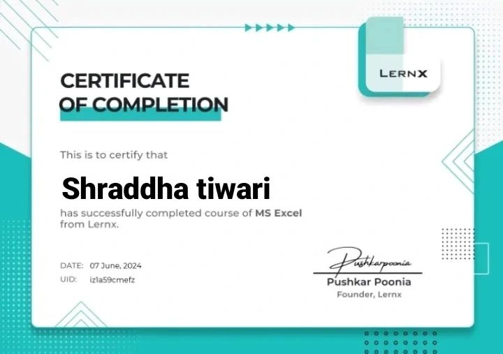 Shraddha Tiwari on LinkedIn: #lernx Shraddha Tiwari on LinkedIn: #lernx