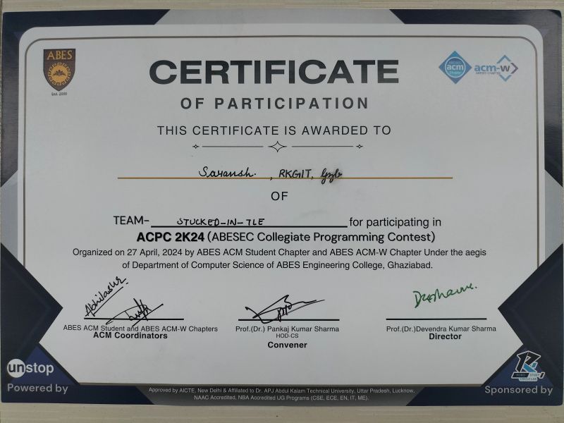 Saransh Tyagi on LinkedIn: #acpc #codeforces #problemsolving Saransh Tyagi on LinkedIn: #acpc #codeforces #problemsolving