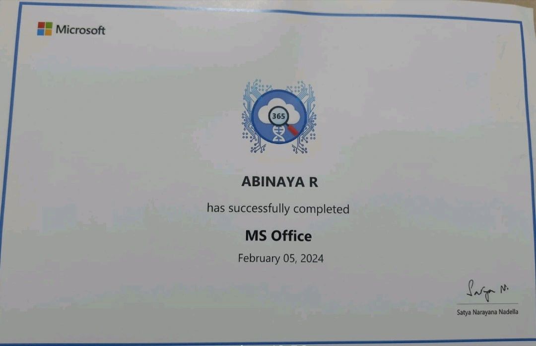 Abinaya R posted on LinkedIn Abinaya R posted on LinkedIn