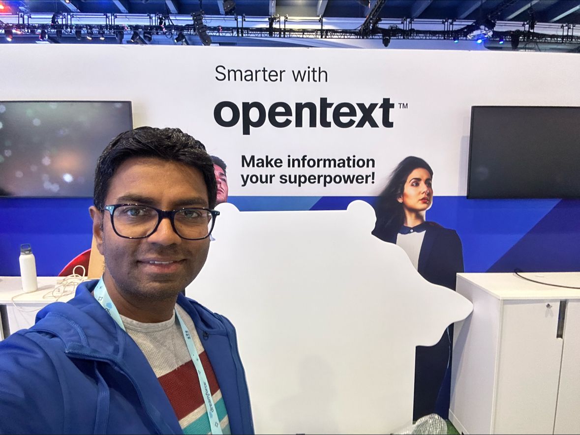 Murali Krishnan on LinkedIn: #opentext #df23 #opentext Murali Krishnan on LinkedIn: #opentext #df23 #opentext