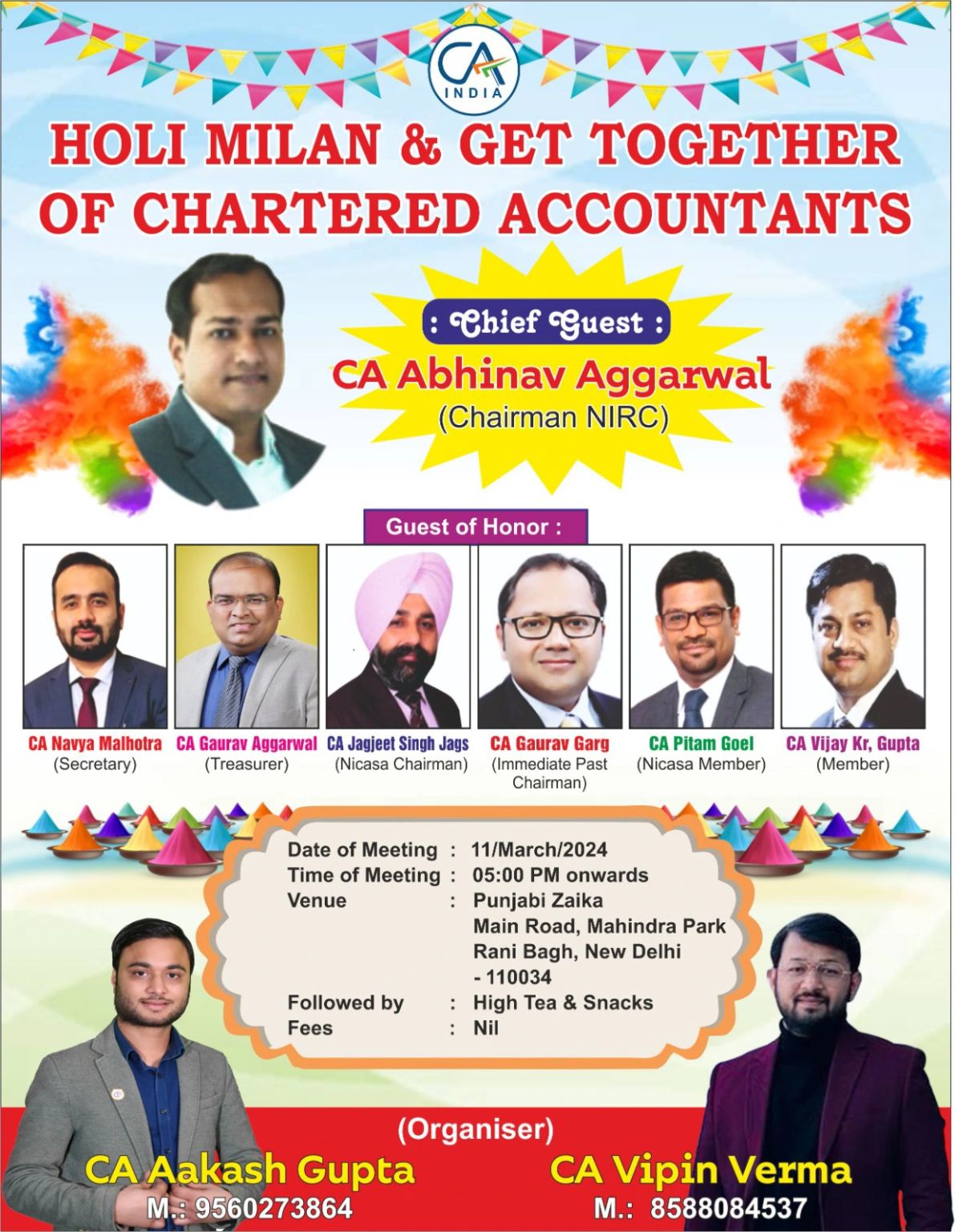 CA Aakash Gupta on LinkedIn: Hey CA Fraternity, Join us for a vibrant ... CA Aakash Gupta on LinkedIn: Hey CA Fraternity, Join us for a vibrant ...