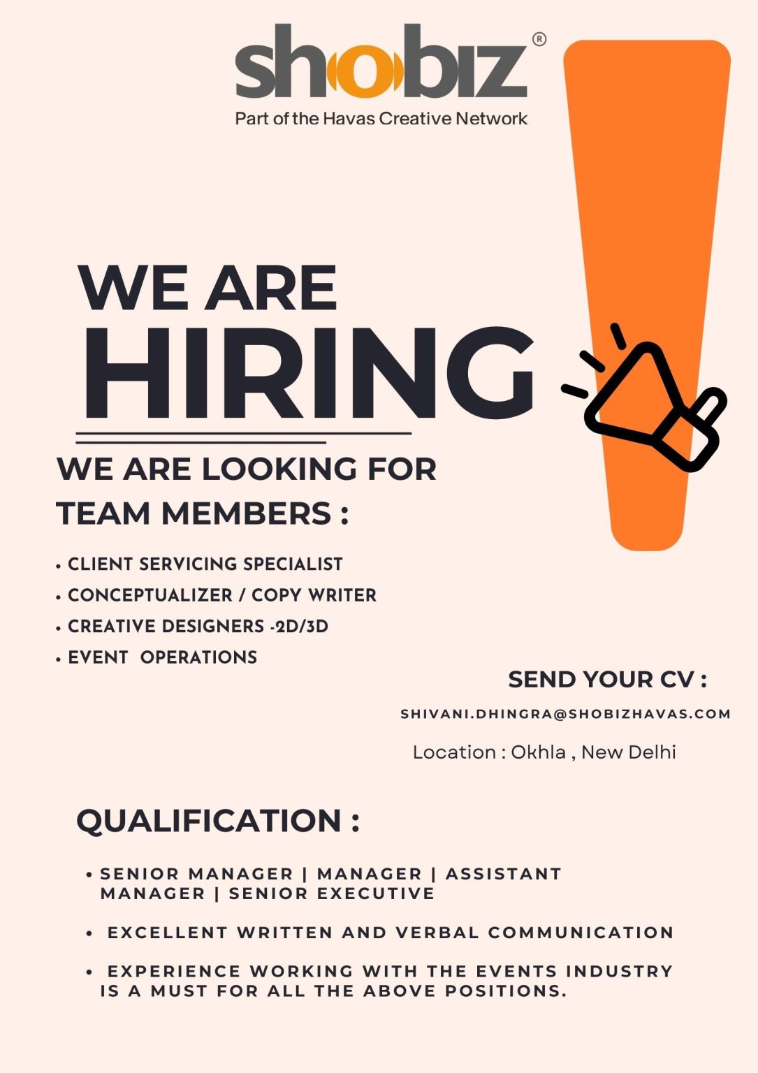 Tanvi Chauhan on LinkedIn: WE ARE HIRING!! Tanvi Chauhan on LinkedIn: WE ARE HIRING!!