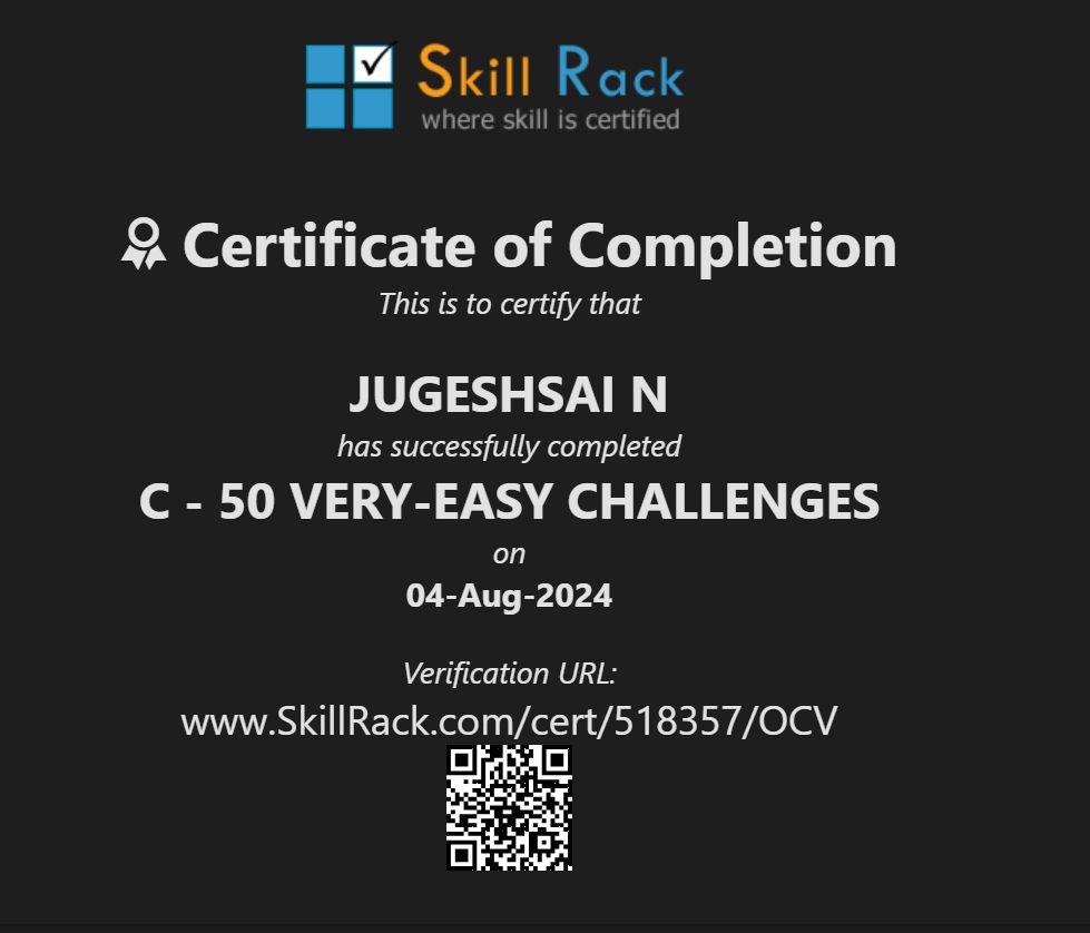 Jugesh Sai N on LinkedIn: #learning #programming #cprogramming # ... Jugesh Sai N on LinkedIn: #learning #programming #cprogramming # ...