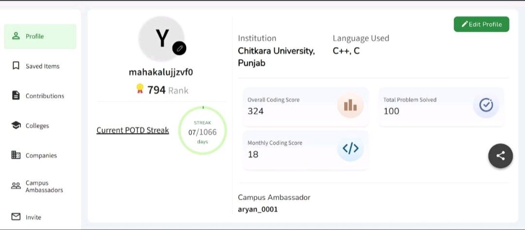 Yogesh Choudhary on LinkedIn: #geeksforgeeks Yogesh Choudhary on LinkedIn: #geeksforgeeks