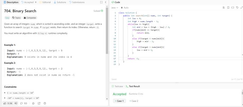 KALAI ARASAN on LinkedIn: #leetcode #coding #java #binarysearch # ... KALAI ARASAN on LinkedIn: #leetcode #coding #java #binarysearch # ...