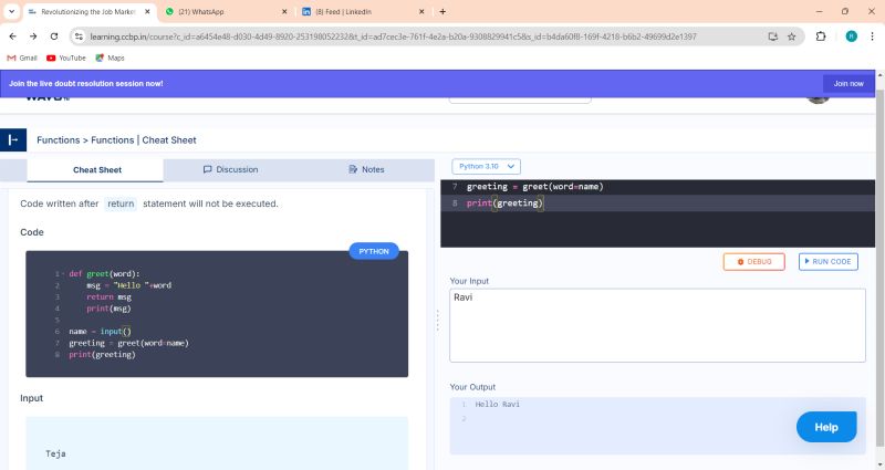 Ravi Kallepalli on LinkedIn: #30daysofcode #challenge #day Ravi Kallepalli on LinkedIn: #30daysofcode #challenge #day