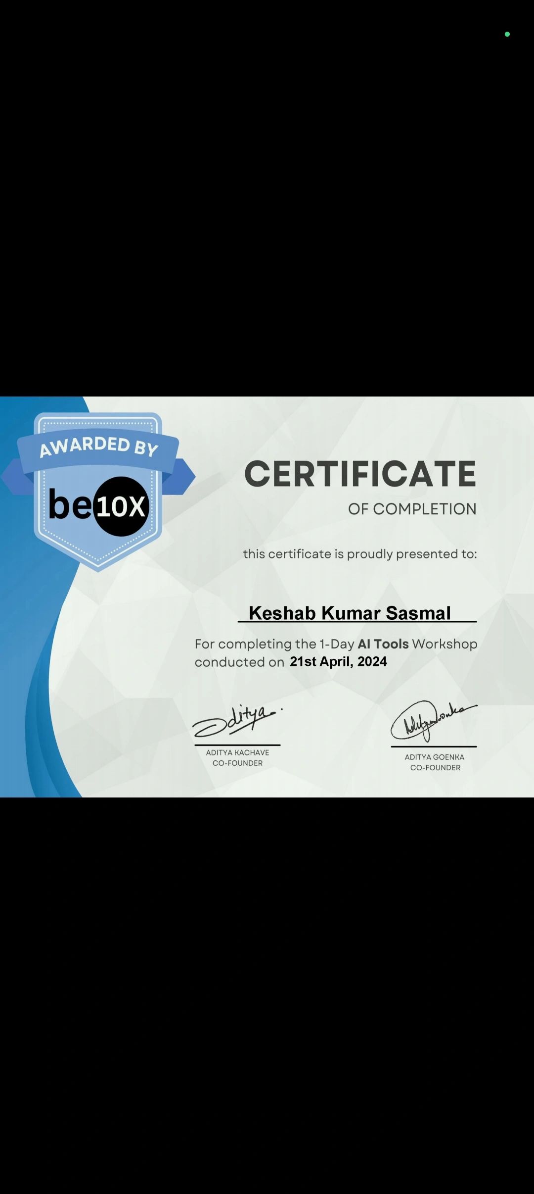 Keshab Kumar Sasmal on LinkedIn: #aiworkshop #webnier #ai #chartgpt Keshab Kumar Sasmal on LinkedIn: #aiworkshop #webnier #ai #chartgpt