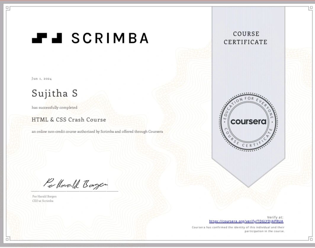 Sujitha Saravanan on LinkedIn: #html #css #webdevelopment # ... Sujitha Saravanan on LinkedIn: #html #css #webdevelopment # ...