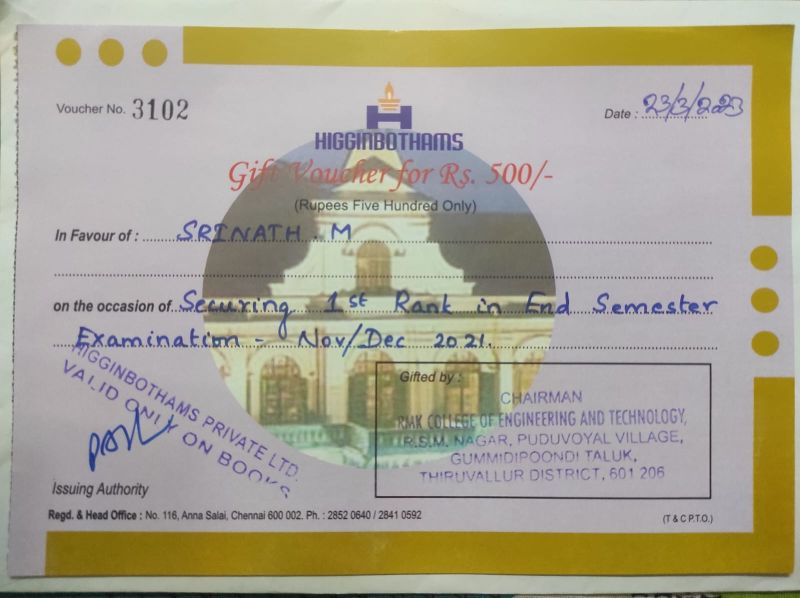 Srinath M on LinkedIn: Excited to share that I have been awarded 3 ... Srinath M on LinkedIn: Excited to share that I have been awarded 3 ...