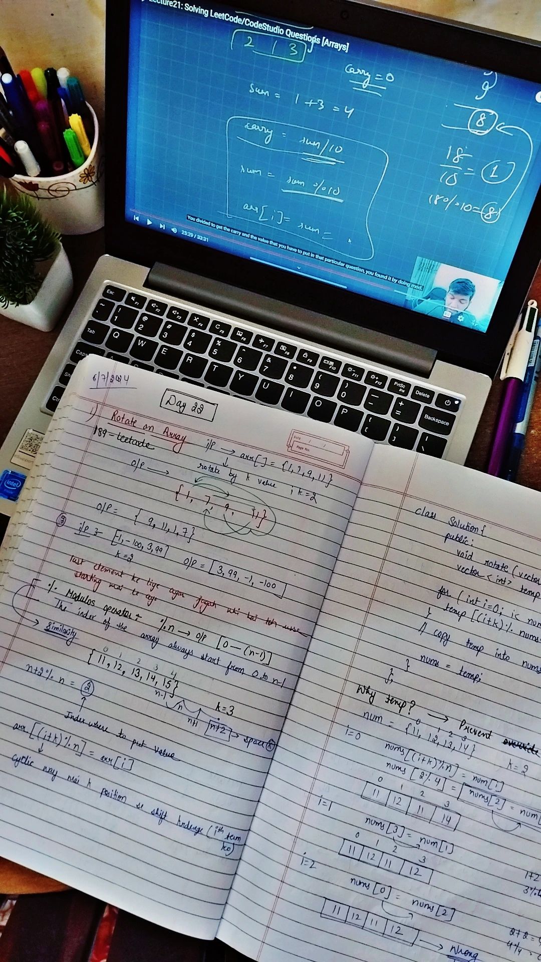 Neeru Gangarh on LinkedIn: #cpp #dsa #day22 #array #leetcode #daily #coding Neeru Gangarh on LinkedIn: #cpp #dsa #day22 #array #leetcode #daily #coding