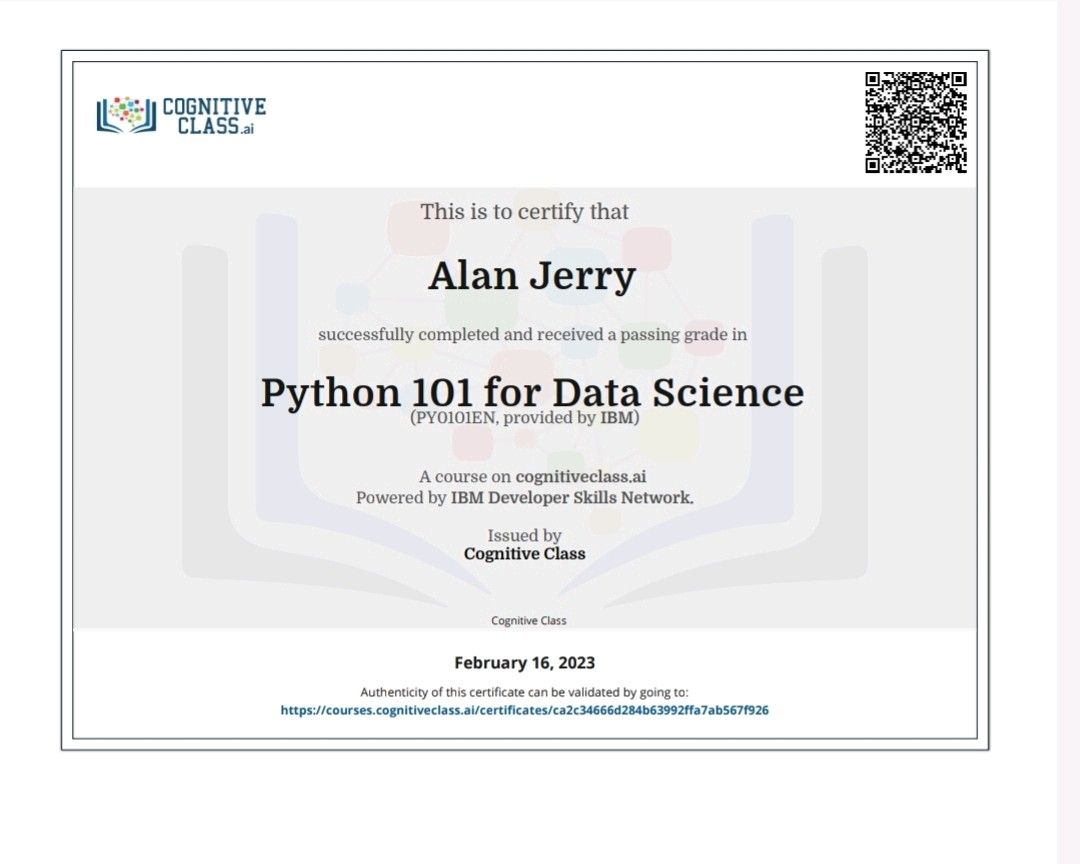 Alan Jerry on LinkedIn: #python #coding #future Alan Jerry on LinkedIn: #python #coding #future