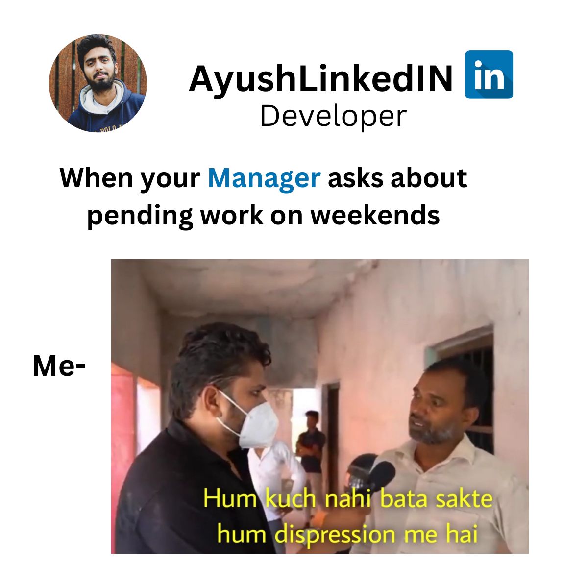 Ayush Srivastava on LinkedIn: #corporatejokes #india #coding # ... Ayush Srivastava on LinkedIn: #corporatejokes #india #coding # ...