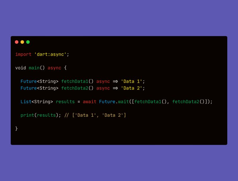 Nishit Dixit on LinkedIn: #dart #flutter #asyncprogramming #codesnippet Nishit Dixit on LinkedIn: #dart #flutter #asyncprogramming #codesnippet