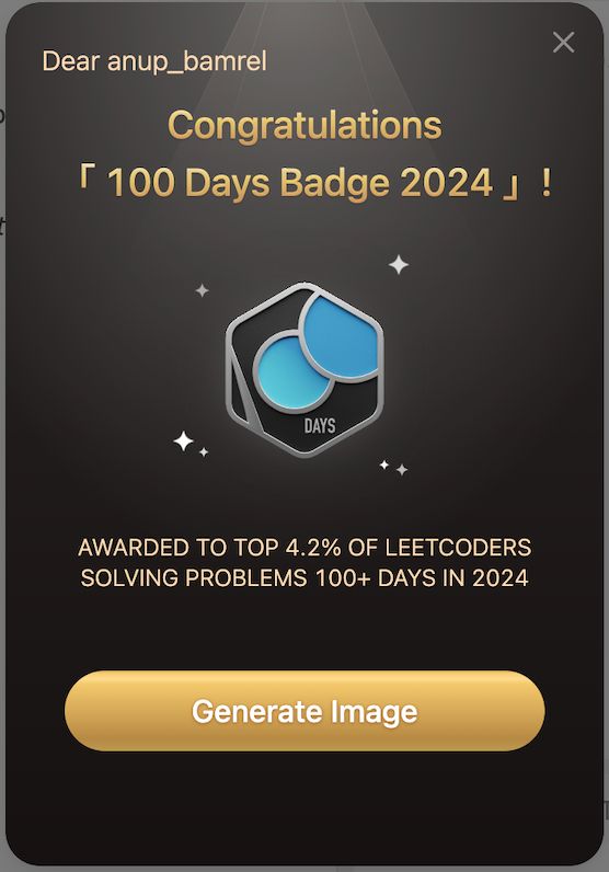 Anup Bamrel on LinkedIn: #leetcode2024 #leetcode100days #100daysofcode ... Anup Bamrel on LinkedIn: #leetcode2024 #leetcode100days #100daysofcode ...