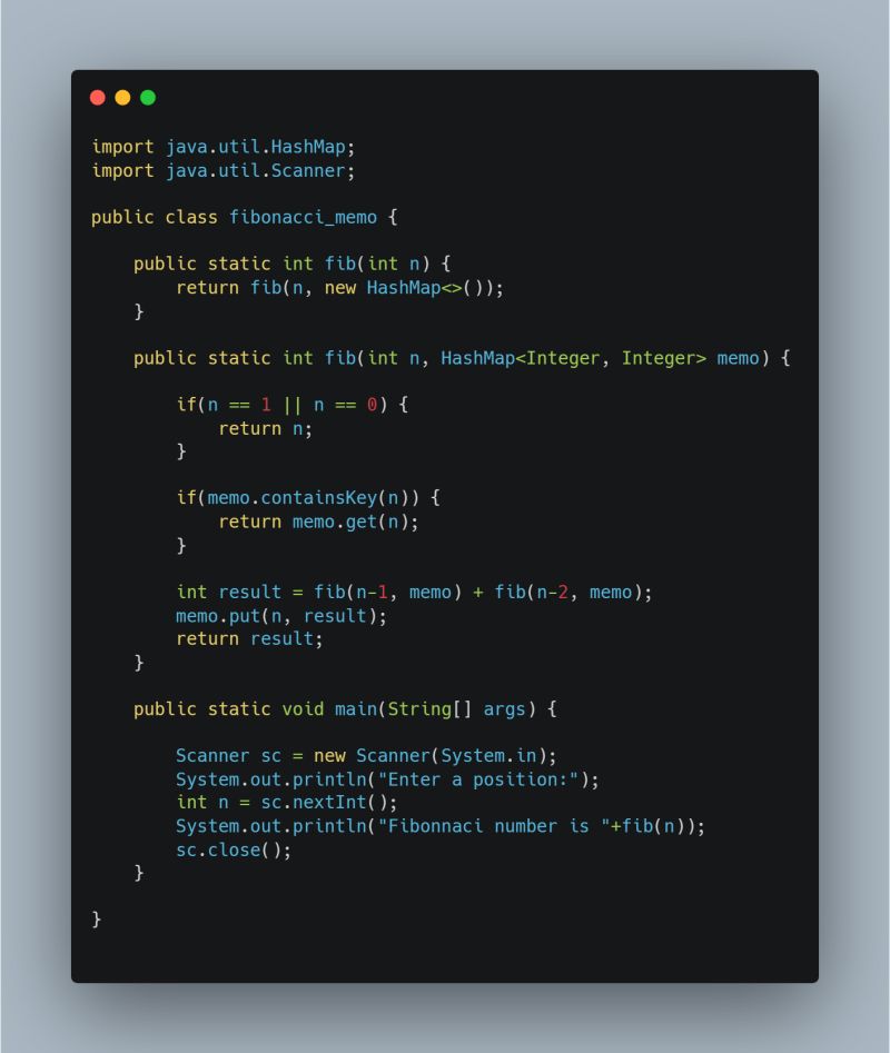 Day 1 experience in Dynamic Programming using Java. fibonacci ... Day 1 experience in Dynamic Programming using Java. fibonacci ...