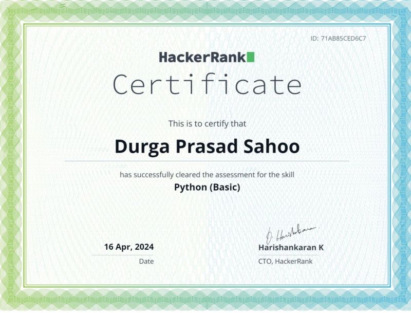 Durga prasad Sahoo on LinkedIn: #connections #python #programming # ... Durga prasad Sahoo on LinkedIn: #connections #python #programming # ...