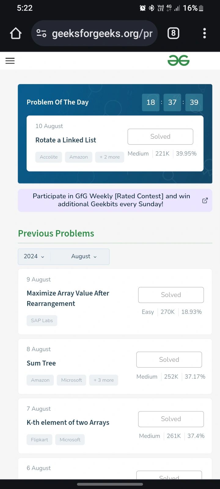 SHIVAM MISHRA on LinkedIn: #geekstreak2024 SHIVAM MISHRA on LinkedIn: #geekstreak2024