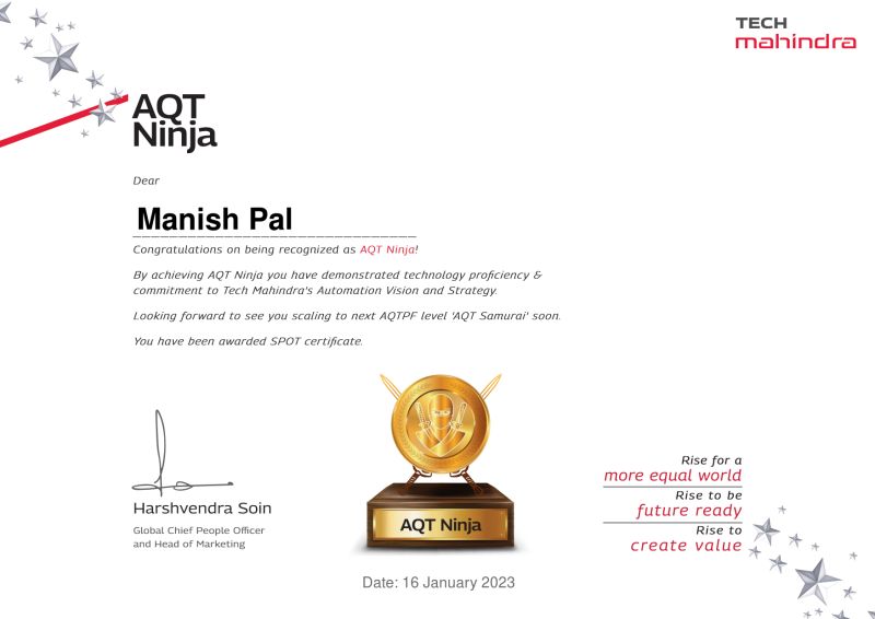 Manish Mohan Pal posted on LinkedIn Manish Mohan Pal posted on LinkedIn