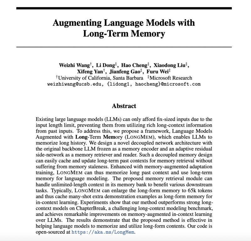 Ahsen Khaliq on LinkedIn: Augmenting Language Models with Long-Term ... Ahsen Khaliq on LinkedIn: Augmenting Language Models with Long-Term ...