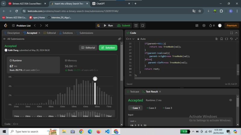 Kalki Dang on LinkedIn: #coding #leetcode #bst #programming #problemsolving Kalki Dang on LinkedIn: #coding #leetcode #bst #programming #problemsolving