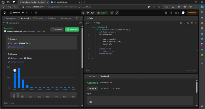 Dhamodharan S P on LinkedIn: My Second Java code (Given integer is ... Dhamodharan S P on LinkedIn: My Second Java code (Given integer is ...