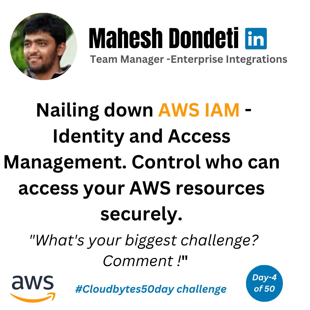 Mahesh Dondeti on LinkedIn: #aws #cloudcomputing #learningjourney # ... Mahesh Dondeti on LinkedIn: #aws #cloudcomputing #learningjourney # ...