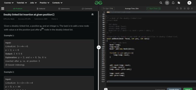 Kunal Bhalla on LinkedIn: #100daysofcode #dsa #leetcode #linkedlist # ... Kunal Bhalla on LinkedIn: #100daysofcode #dsa #leetcode #linkedlist # ...