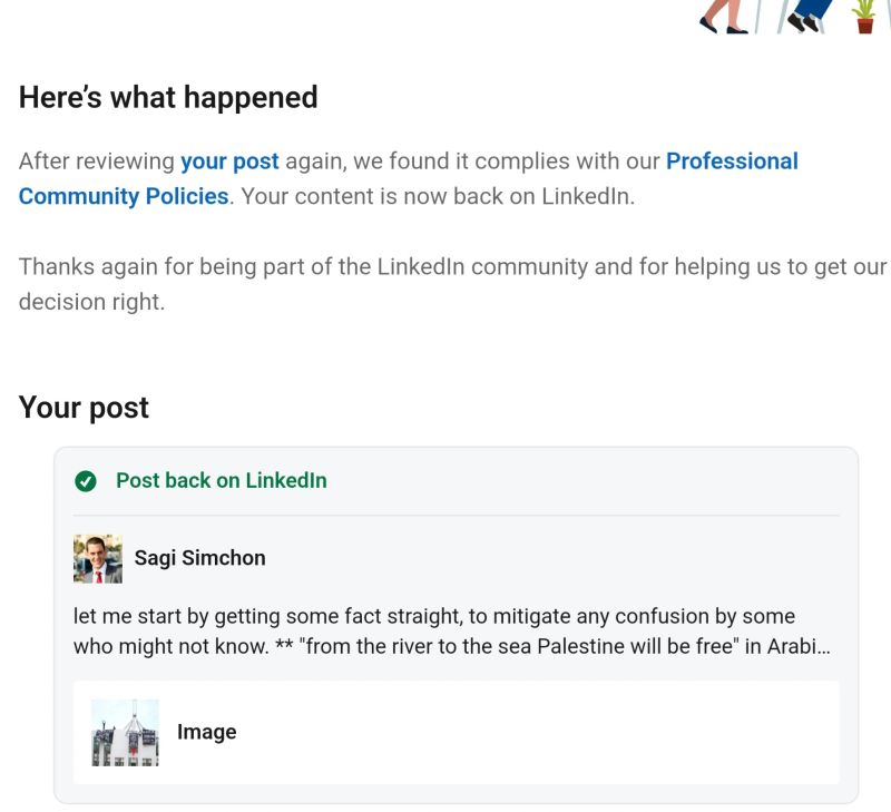 Sagi Simchon on LinkedIn: update: So I appealed, haven't changed ... Sagi Simchon on LinkedIn: update: So I appealed, haven't changed ...