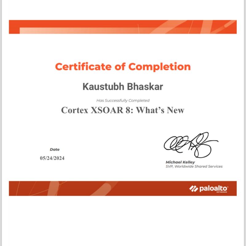 Kaustubh Bhaskar on LinkedIn: #cybersecurity #security #itsm #cortex # ... Kaustubh Bhaskar on LinkedIn: #cybersecurity #security #itsm #cortex # ...