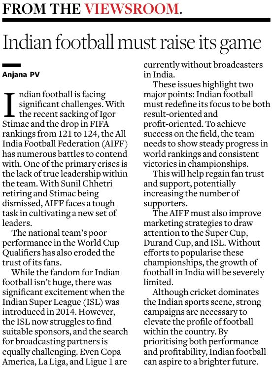 Anjana P V on LinkedIn: #read #indianfootball #aiff #footballinindia # ... Anjana P V on LinkedIn: #read #indianfootball #aiff #footballinindia # ...