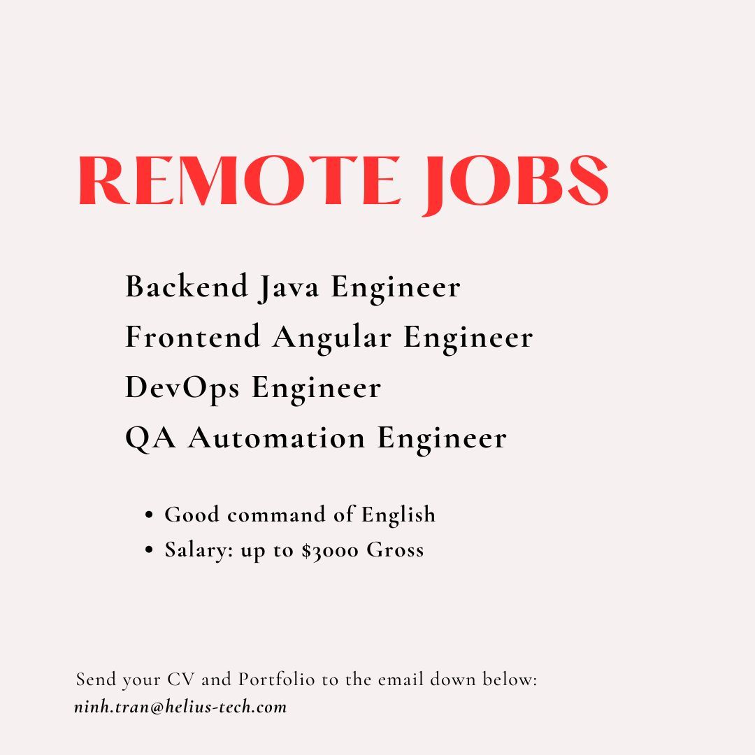 Ninh Tran on LinkedIn: #backend #frontend #devops #qaautomation #java # ... Ninh Tran on LinkedIn: #backend #frontend #devops #qaautomation #java # ...