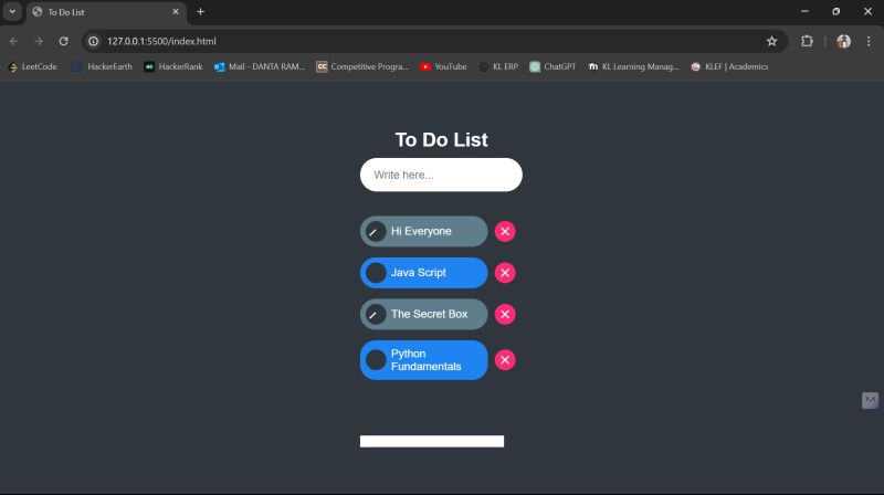 rambabu danta on LinkedIn: #webdev #todolist #octanetinternship rambabu danta on LinkedIn: #webdev #todolist #octanetinternship