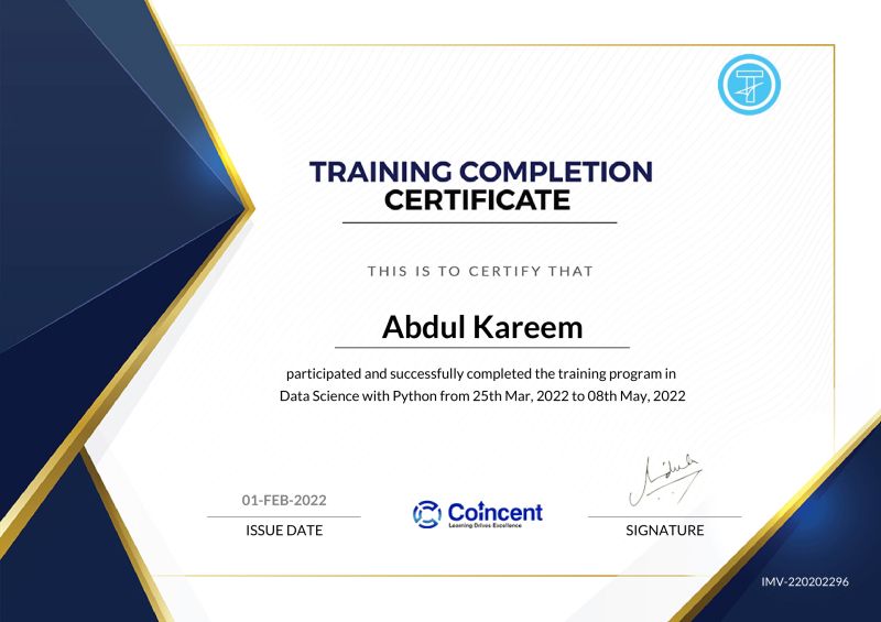 Abdul kareem Shaik on LinkedIn: #datascience #python #coincent Abdul kareem Shaik on LinkedIn: #datascience #python #coincent