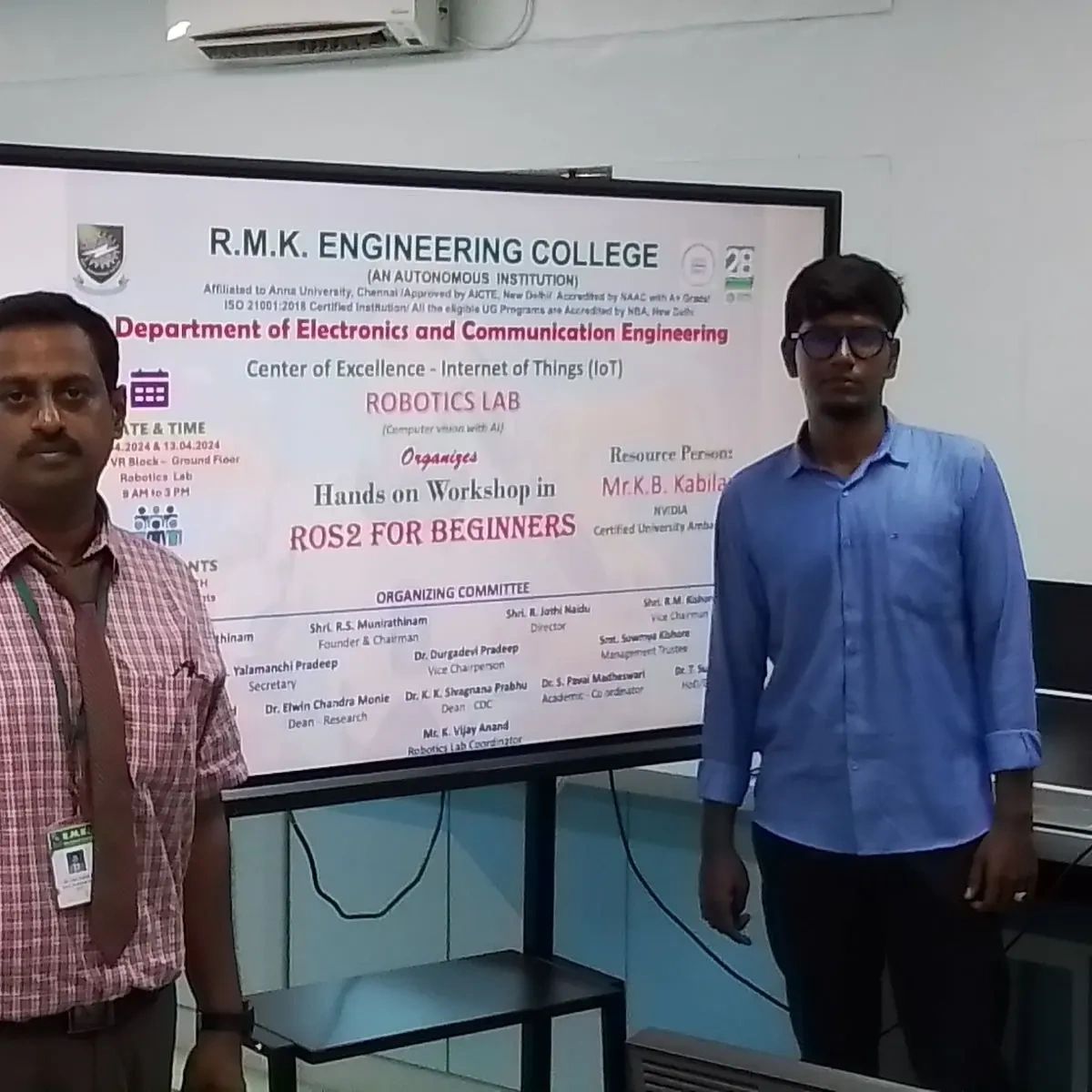 Kabilan Kb on LinkedIn: #ros2 #robotics #workshop Kabilan Kb on LinkedIn: #ros2 #robotics #workshop