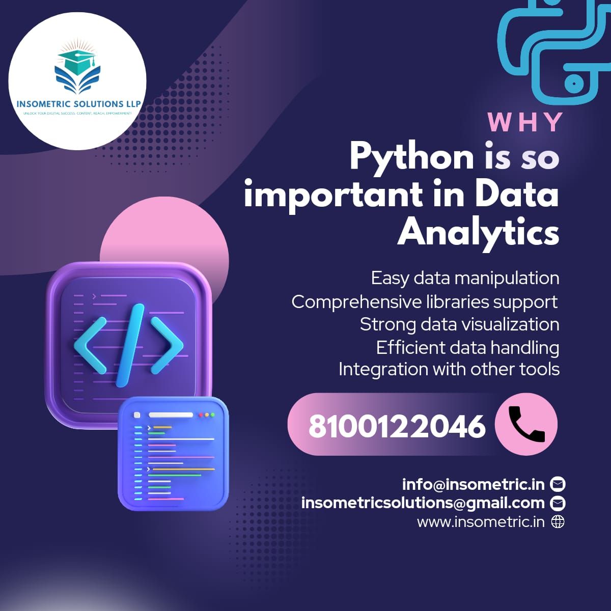 Insometric Solutions LLP on LinkedIn: #dataanalytics #python # ... Insometric Solutions LLP on LinkedIn: #dataanalytics #python # ...