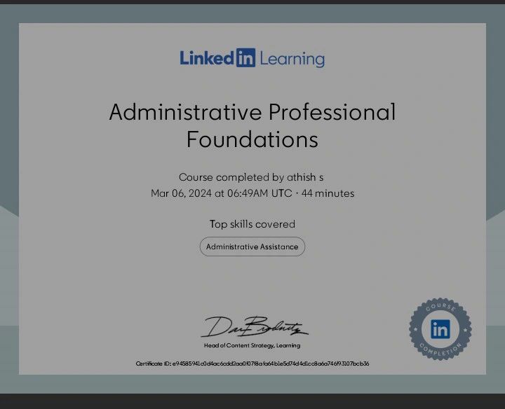 athish s posted on LinkedIn athish s posted on LinkedIn