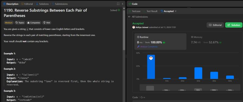 Aditya Jaiswal on LinkedIn: #100daysofcode #leetcode #problemsolving # ... Aditya Jaiswal on LinkedIn: #100daysofcode #leetcode #problemsolving # ...